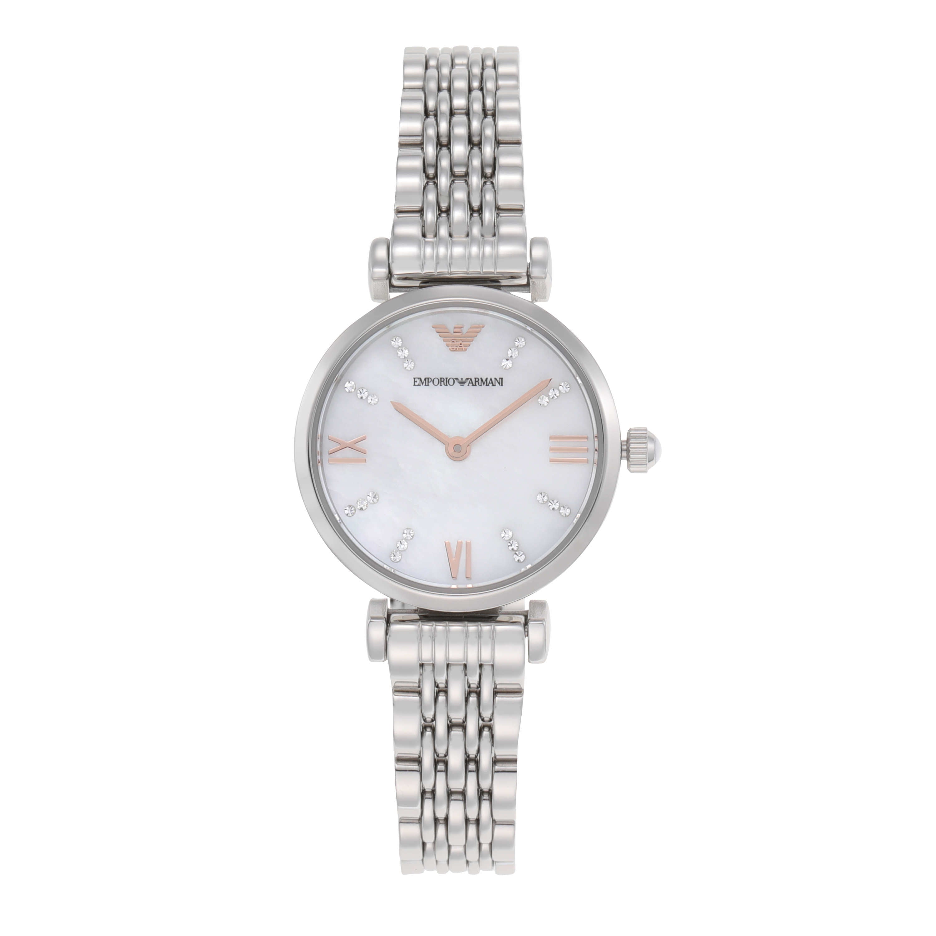 Emporio Armani Silver Tone Analogue Watch AR11204 – Watch Station ...