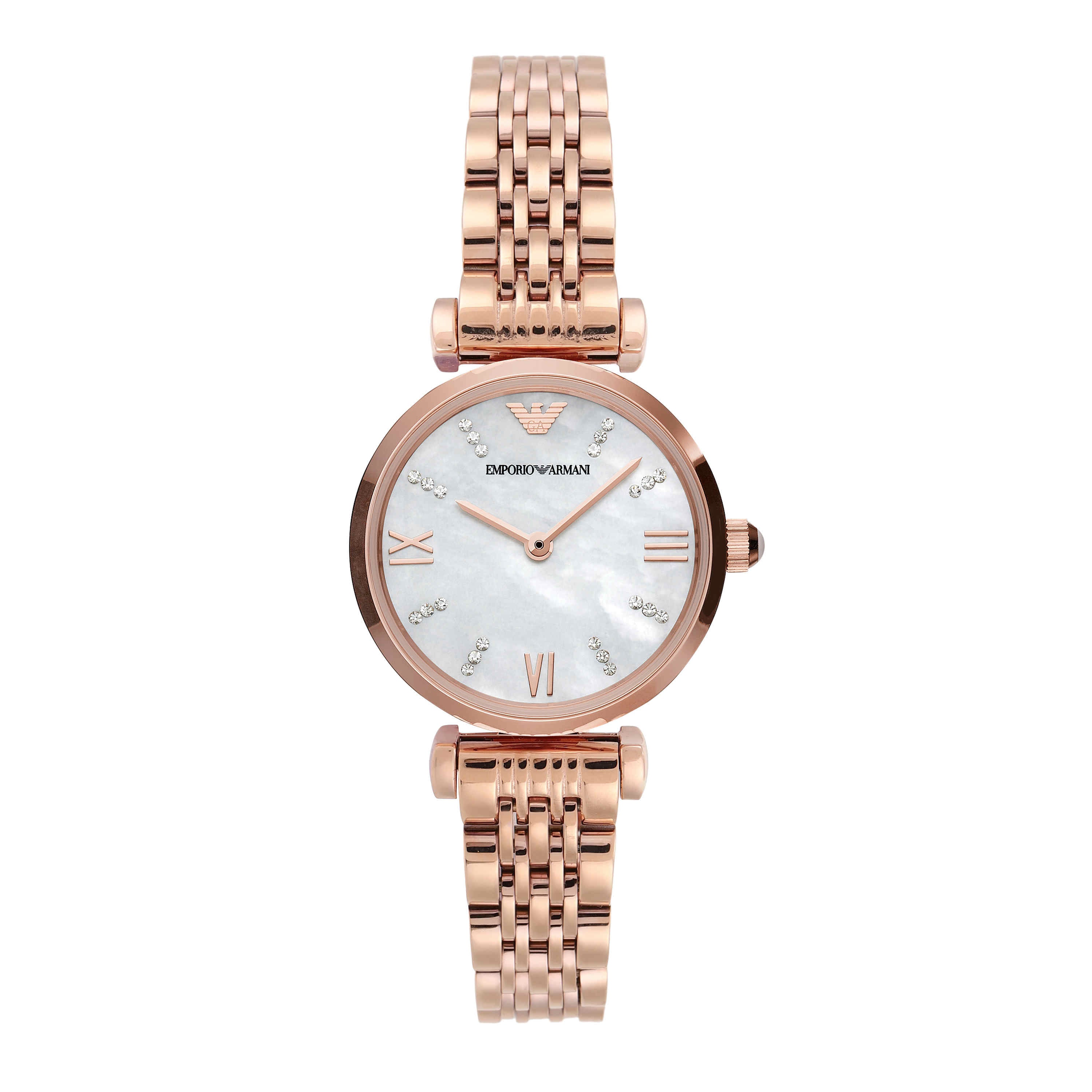Emporio Armani Rose Gold-Tone Analogue Watch AR11316 – Watch Station ...