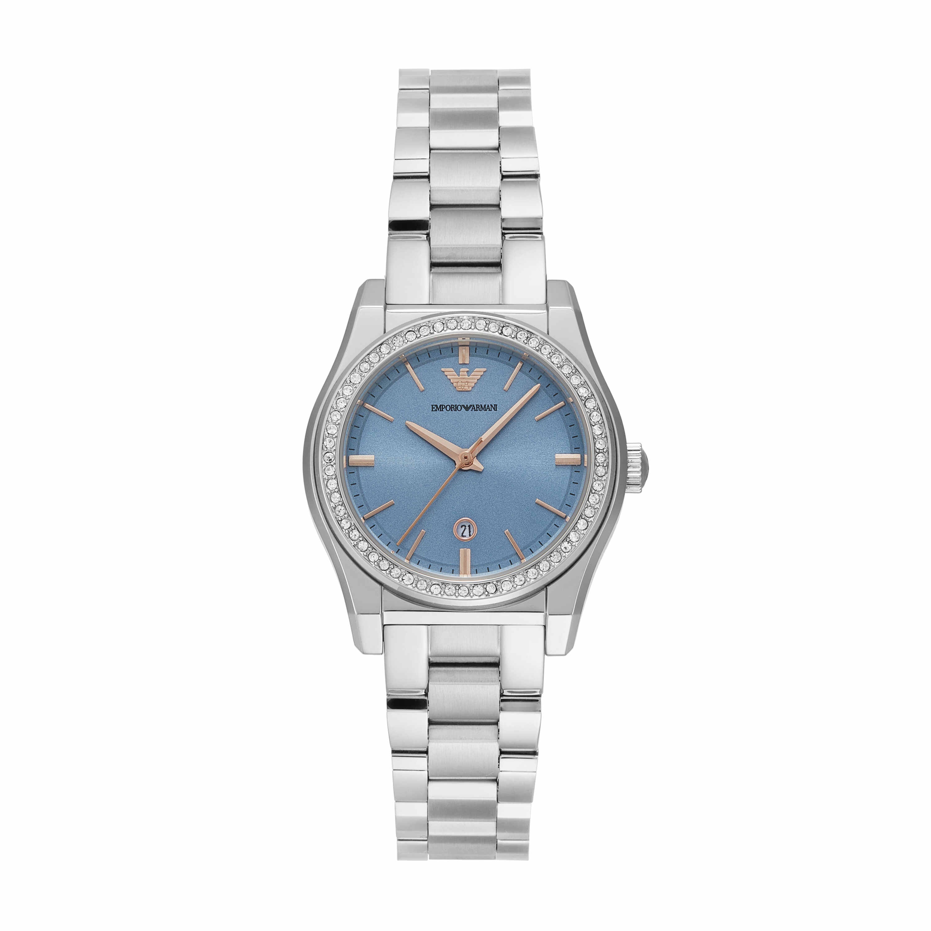 Emporio Armani Silver Tone Analogue Watch AR11593 – Watch Station ...