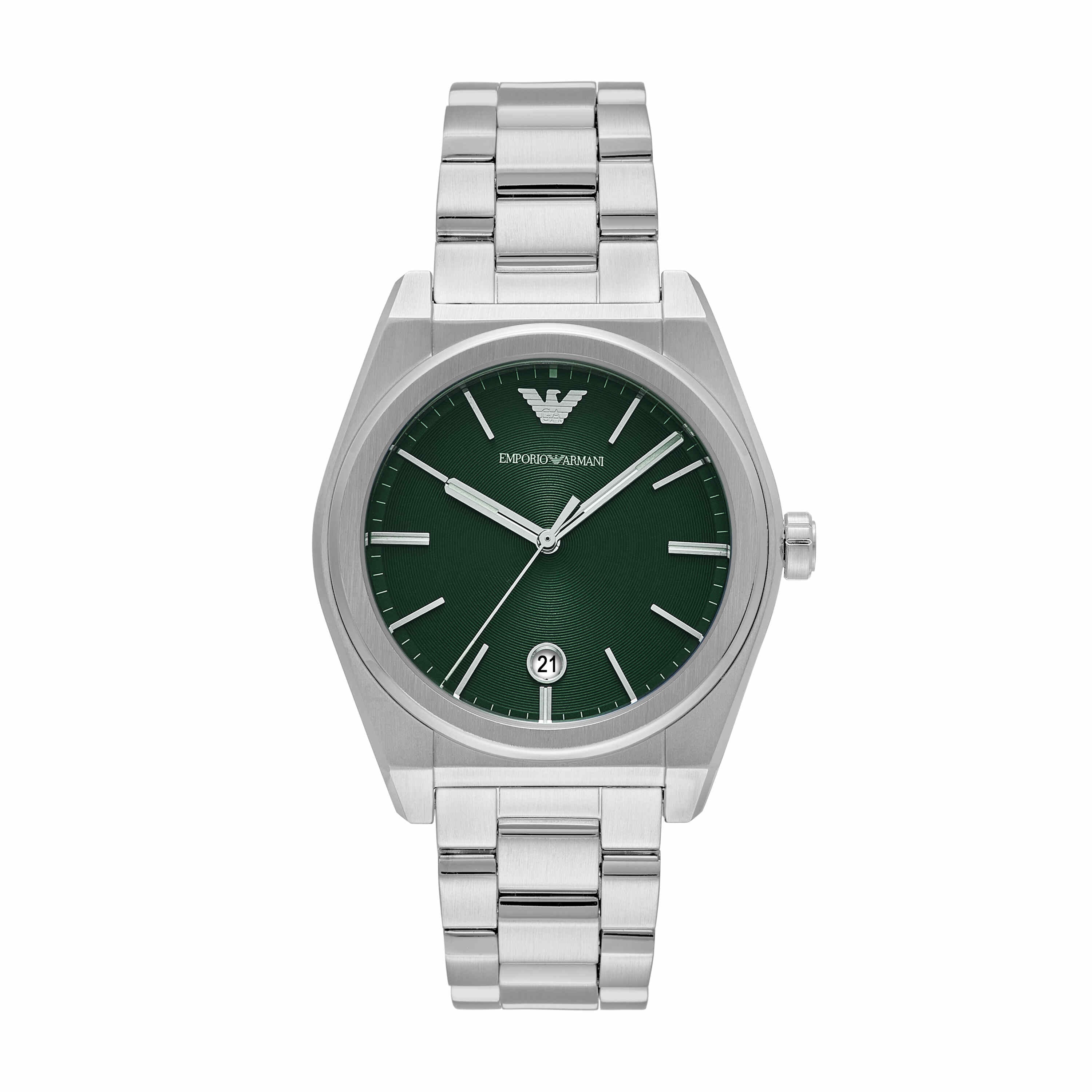 Emporio Armani Silver Tone Analogue Watch AR11621 – Watch Station ...