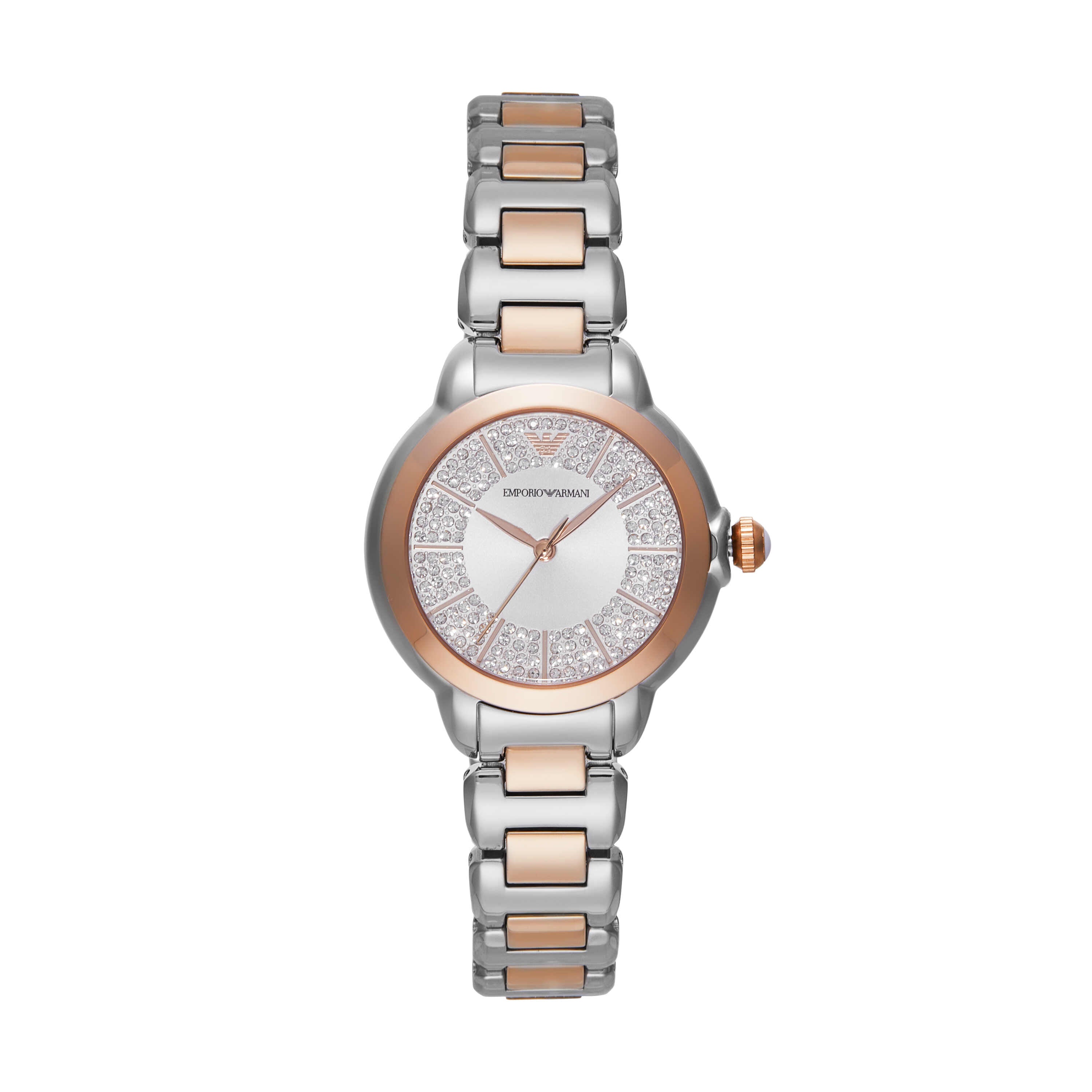 Emporio Armani Two Tone Analogue Watch AR11643 – Watch Station® - Hong ...