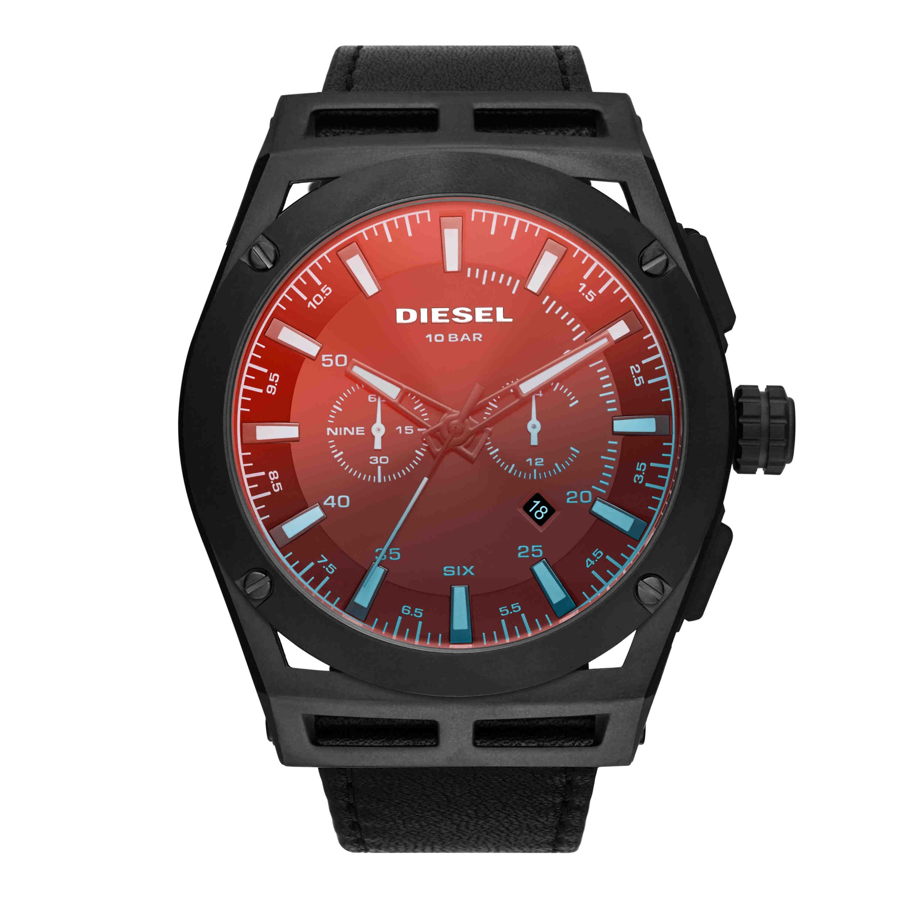 Diesel Timeframe Black Chronograph Watch DZ4544 – Watch Station® - Hong ...