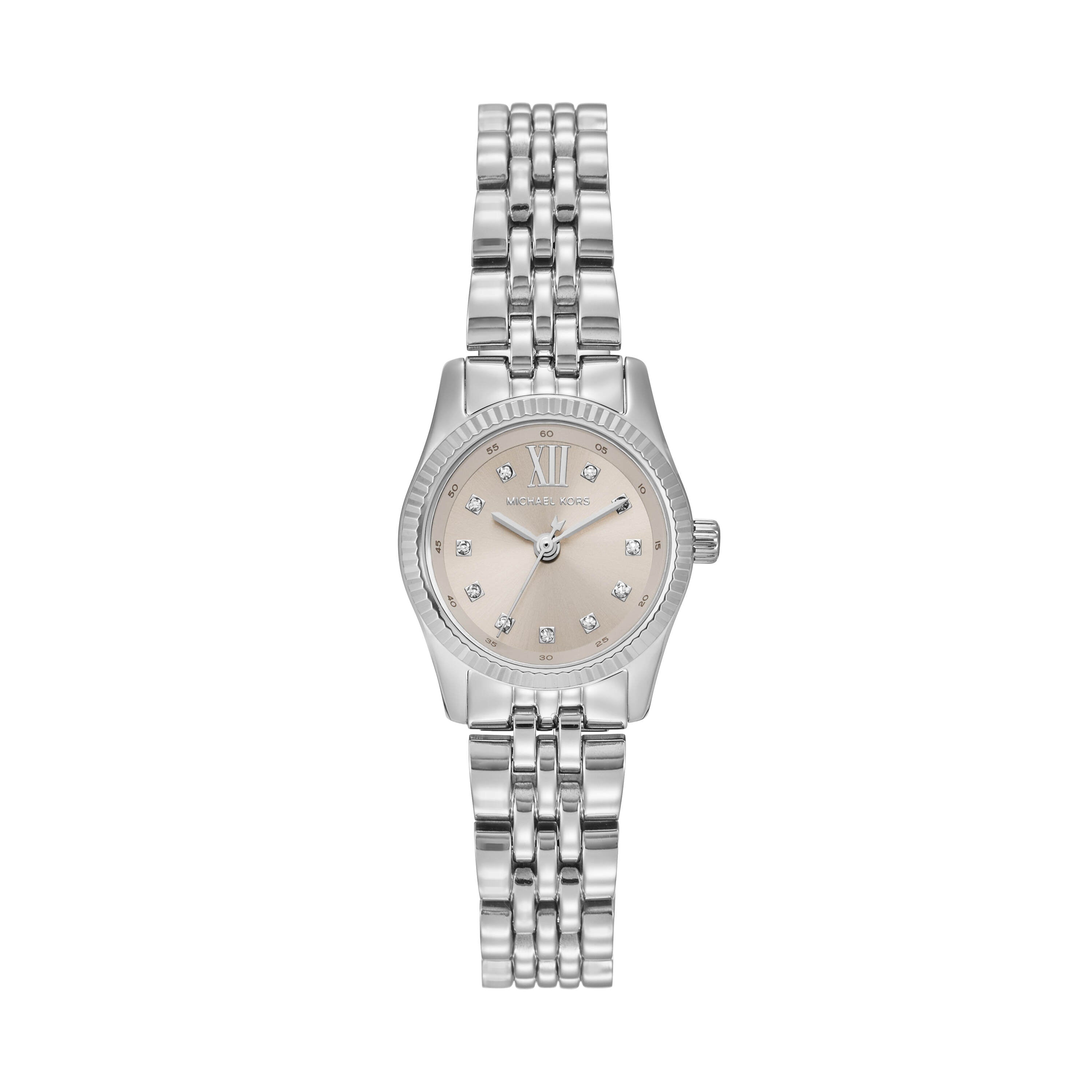 Michael Kors Lexington Silver Tone Analogue Watch MK4843 – Watch ...